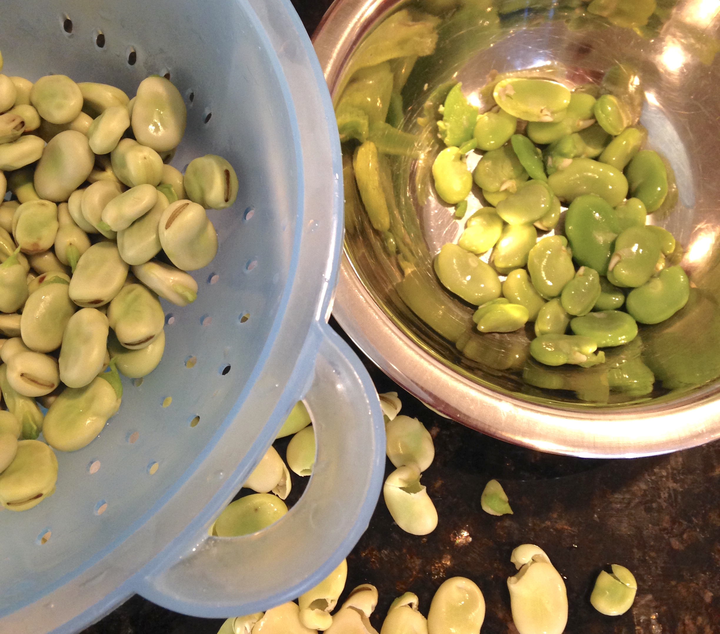 Fresh Fava Bean w Pasta Recipe – Chef Paulette
